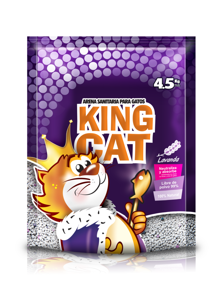 ARENA MARCA KING CAT LAVANDA - Pet Gold